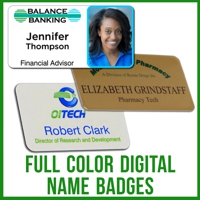 Banking Name Badges